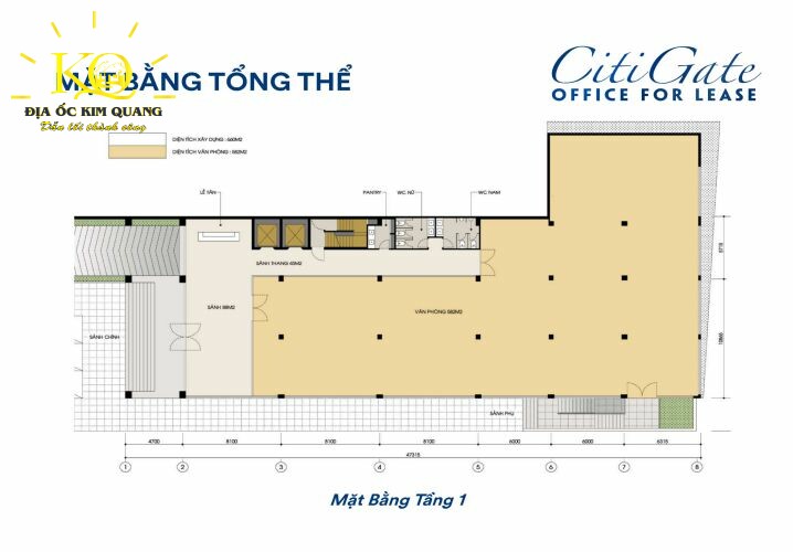 Văn phòng cho thuê tại tòa nhà City Gate – VĂN PHÒNG QUẬN 1 CHO THUÊ